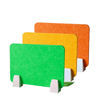 PET Felt Acoustic Office Desk Screen Partition-Includes Acessories (Ta ...